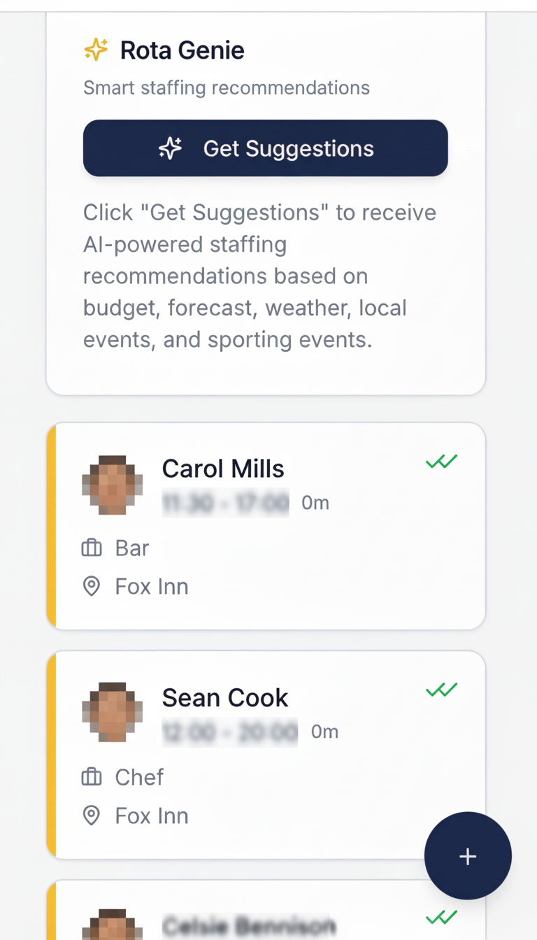 Work Rota Genie - Rota Software & Staff Scheduling App UK